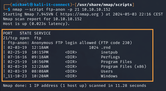 Nmap - Comment utiliser les scripts NSE