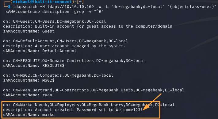 Résoudre la box Resolute de Hack The Box (walkthrough)