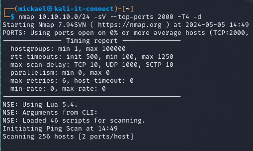 Nmap - Améliorer les performances d'un scan réseau