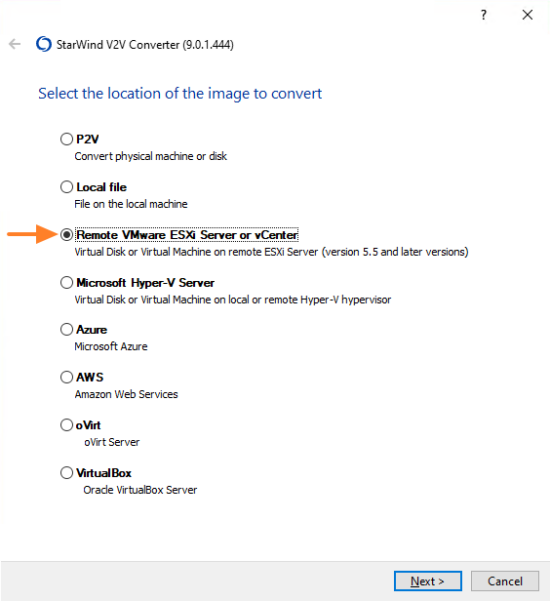 Migration de machines virtuelles VMware ESXi vers Hyper-V