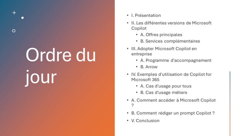 Bien débuter avec Copilot pour Microsoft 365