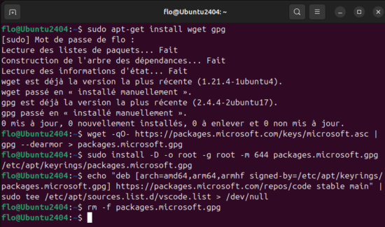 Installer Visual Studio Code sur Ubuntu ou Debian