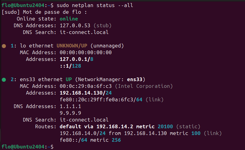 Configurer une adresse IP avec Netplan sur Ubuntu ou Debian