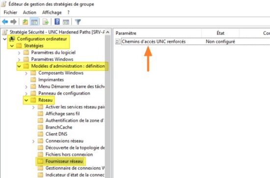 Active Directory - Découverte des chemins UNC durcis