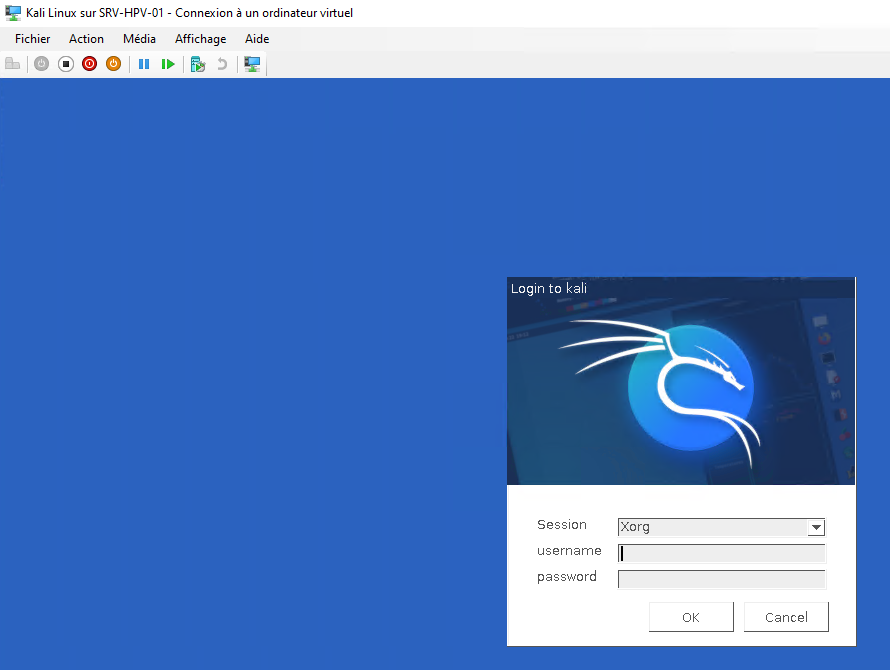 Hyper-V - Comment installer Kali Linux dans une VM