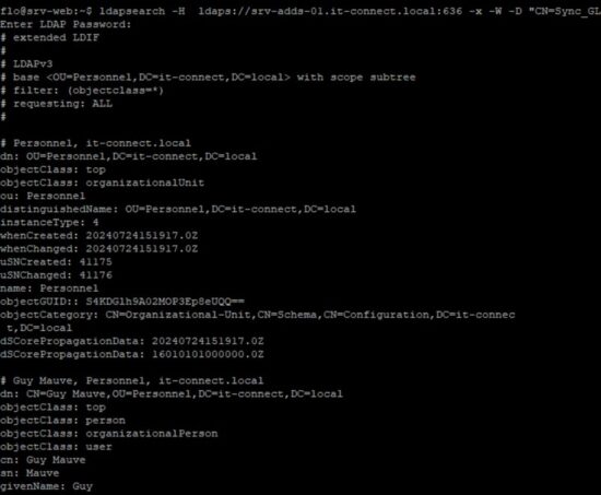 GLPI - Authentification Active Directory en LDAPS