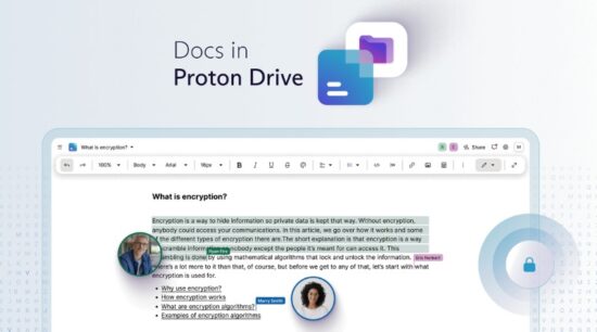 Proton Docs, la nouvelle alternative à Google Docs