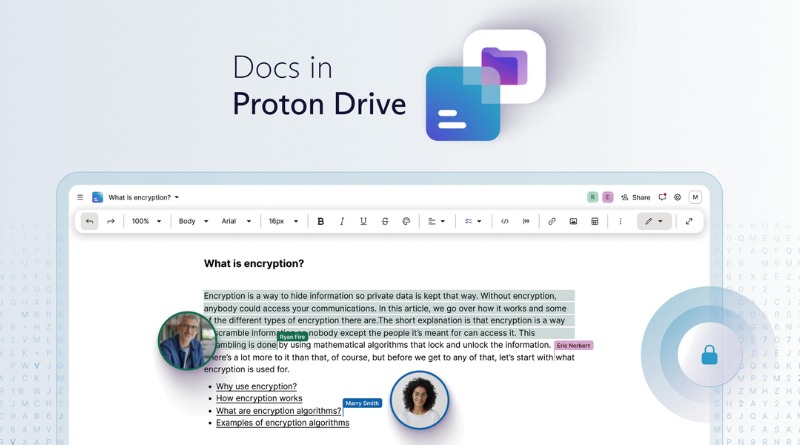 Proton Docs, la nouvelle alternative à Google Docs