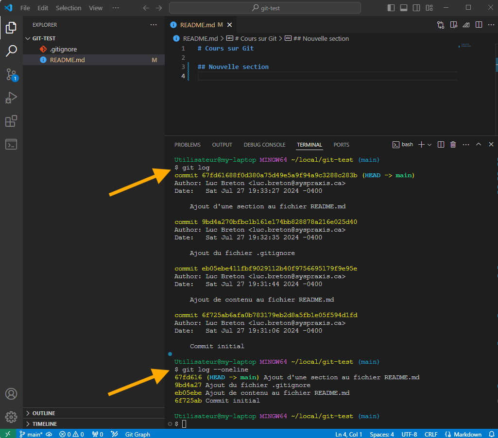 Comprendre la notion de commit - Se former à Git