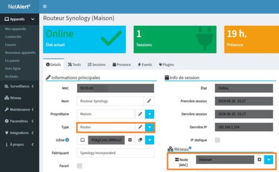 Détectez les appareils sur votre réseau avec NetAlertX