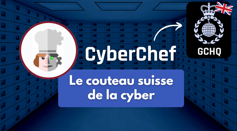 CyberChef - Boite à outils pour la cybersécurité
