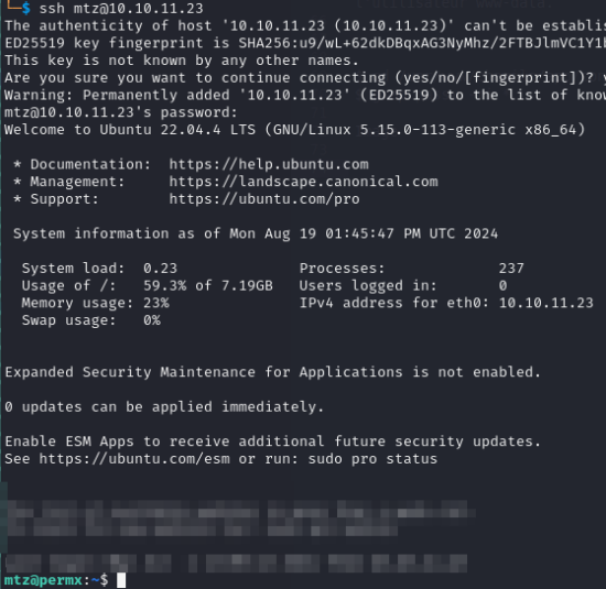 Hack the Box : solution du challenge PermX