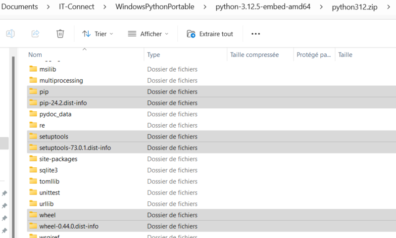 Créer un environnement Python portable sur Windows