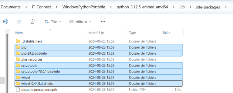 Créer un environnement Python portable sur Windows