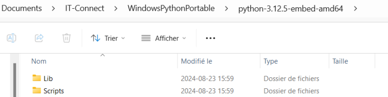 Créer un environnement Python portable sur Windows