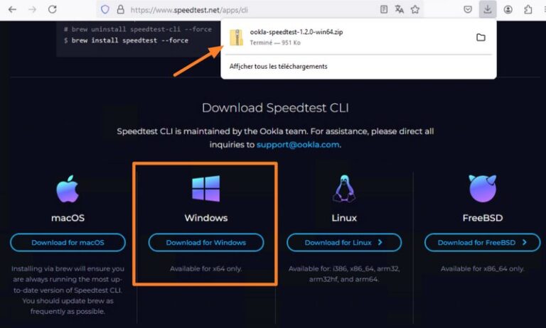 Effectuer un test de débit Internet avec PowerShell