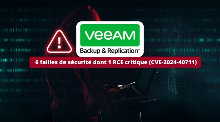 CVE-2024-40711 - Faille critique dans Veeam Backup & Replication