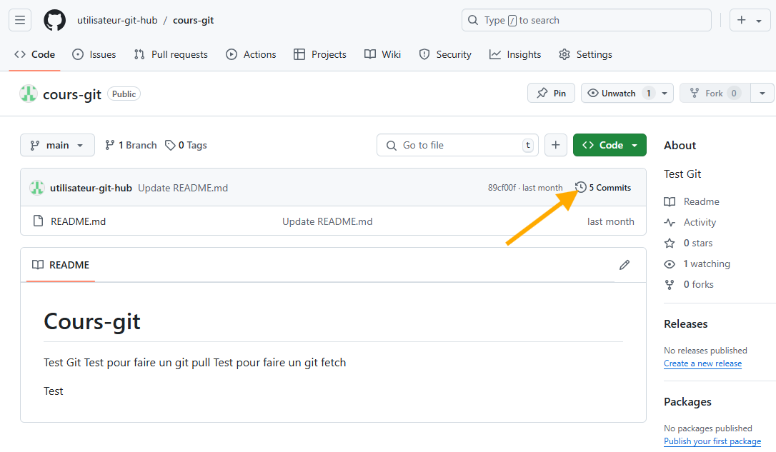Travailler en local sur un dépôt GitHub avec Git