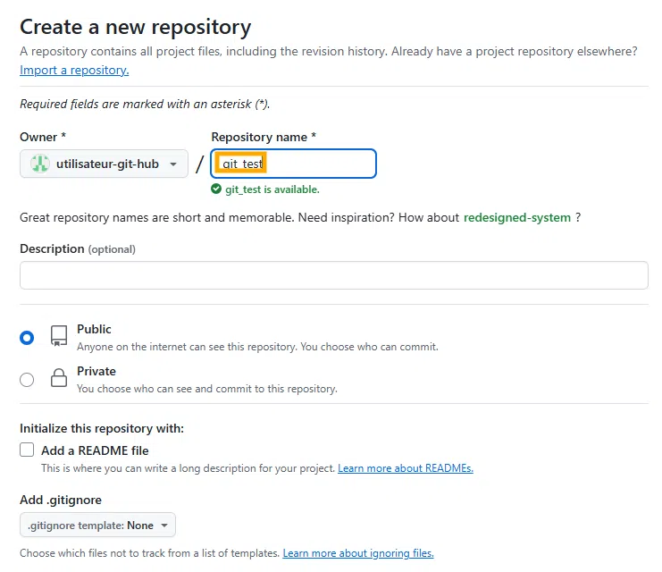 Configurer Un Dépôt Git Local Pour Utiliser Un Dépôt Github