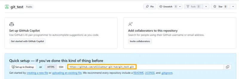Configurer Un Dépôt Git Local Pour Utiliser Un Dépôt Github