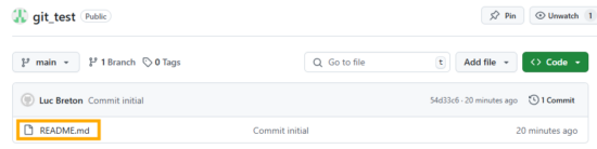 Configurer un dépôt Git local pour utiliser un dépôt GitHub
