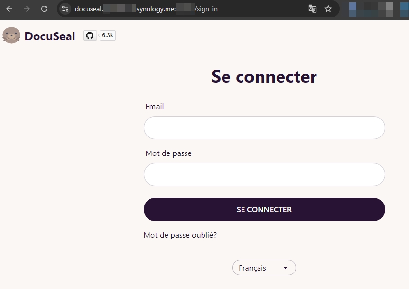 NAS Synology - DocuSeal : signature électronique self-hosted