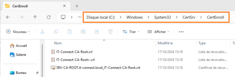 Windows Server - ADCS - Créer une autorité de certification racine
