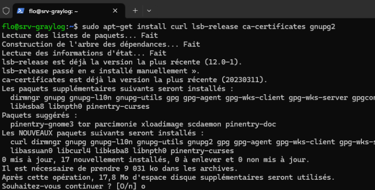 Centralisation des logs : installation de Graylog sur Debian