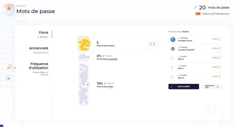 LockPass : le gestionnaire de mots de passe pour les pros