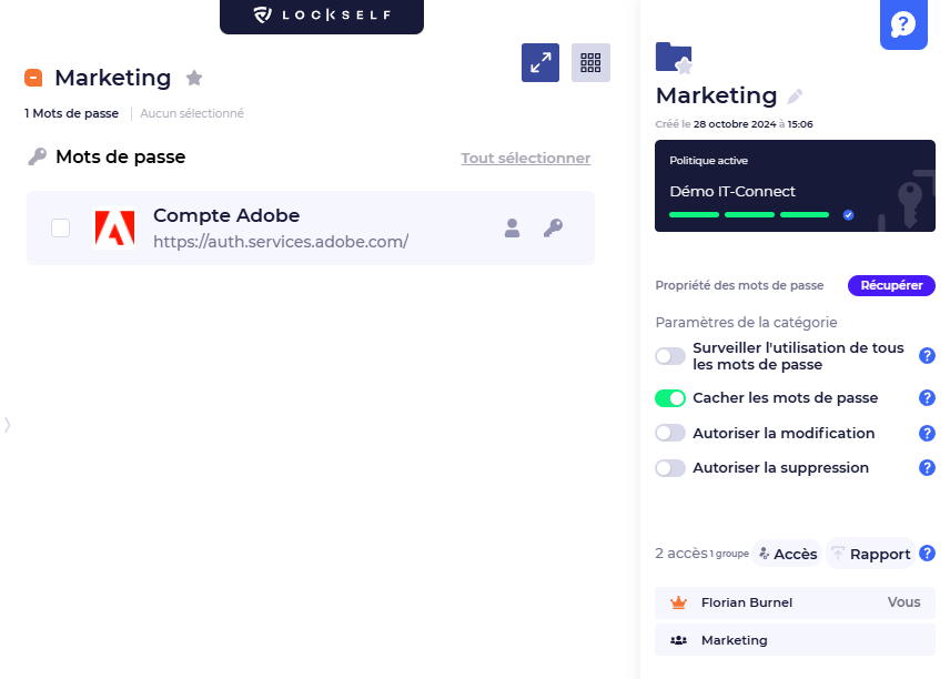 LockPass : le gestionnaire de mots de passe pour les pros