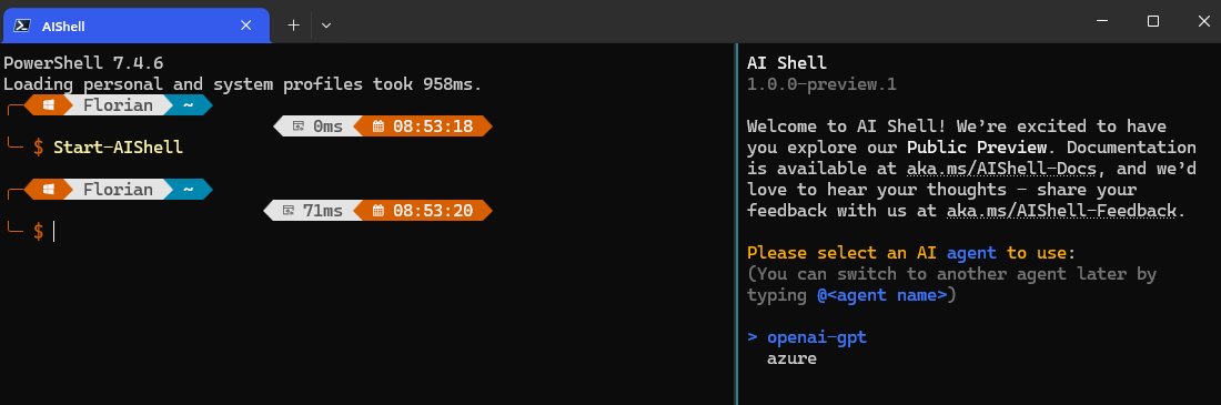 AI Shell : le nouveau shell de Microsoft dédié à l'IA