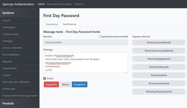 Active Directory - Sécurisez le First Day Password avec Specops uReset