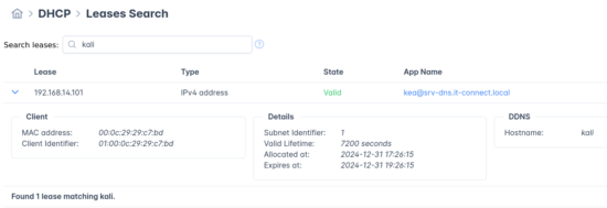 Stork : une interface pour surveiller son serveur DHCP Kea