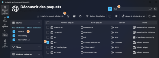 UniGetUI pour Windows - Installer et mettre à jour les apps facilement