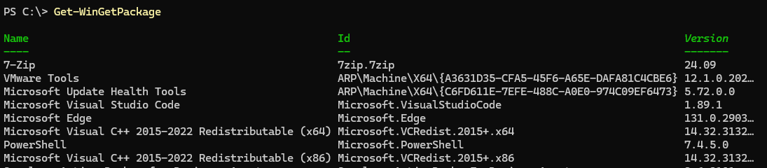 PowerShell : comment gérer les applications avec WinGet