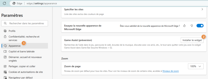 Game Assist arrive dans Edge : une nouveauté pour les gamers