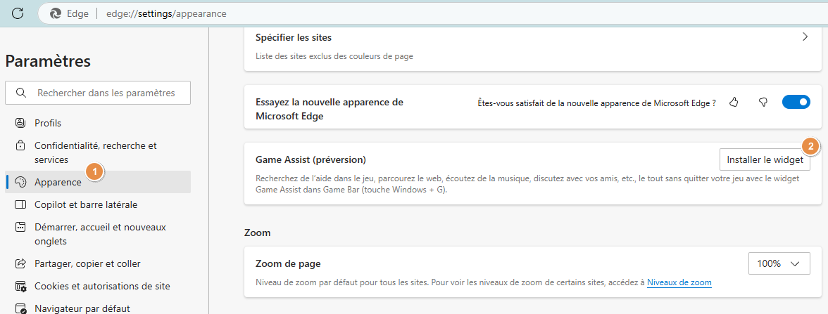 Game Assist arrive dans Edge : une nouveauté pour les gamers