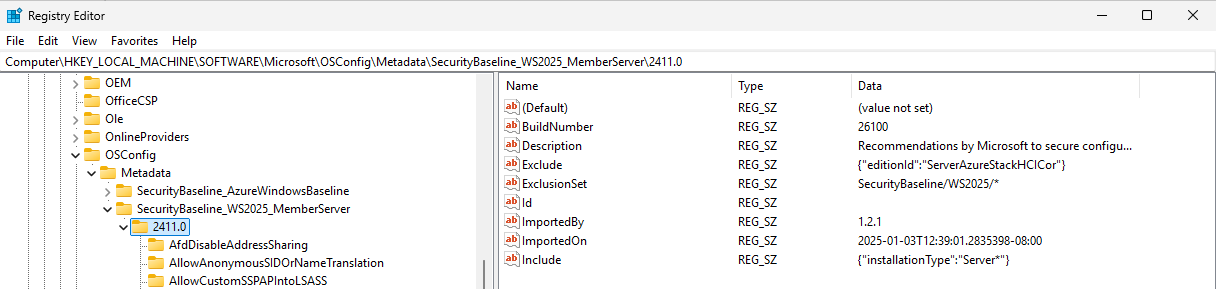 Comment sécuriser Windows Server 2025 avec OSConfig