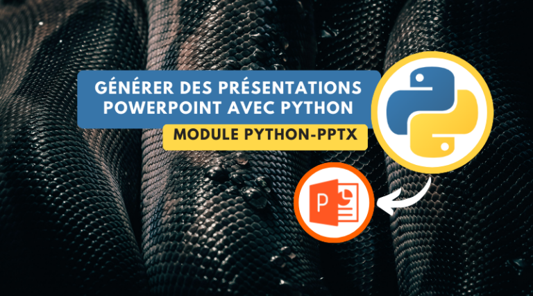 Générer des présentations PowerPoint avec Python