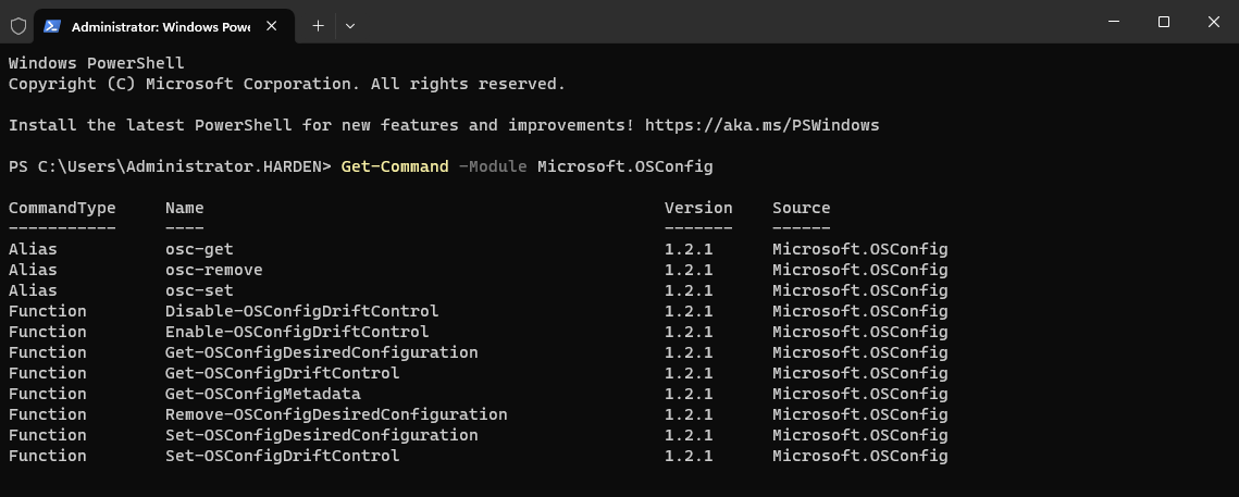 Comment sécuriser Windows Server 2025 avec OSConfig