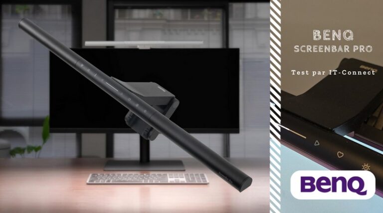 Test BenQ ScreenBar Pro : une lampe de bureau intelligente