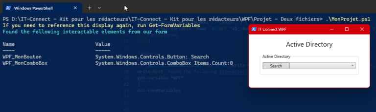 Les interfaces graphiques avec PowerShell et WPF