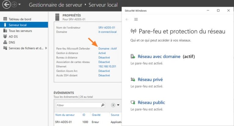 Prise en main du pare-feu Windows Defender