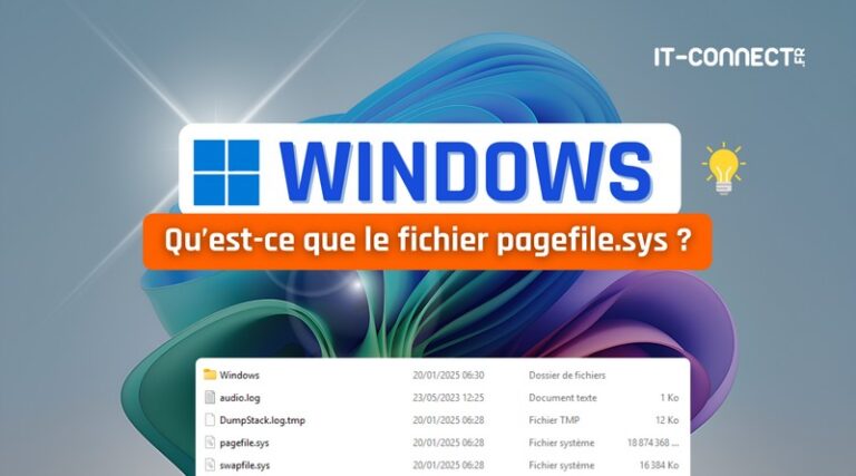 Windows : ce qu’il faut savoir sur le fichier pagefile.sys