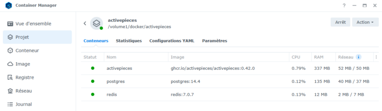 NAS Synology : comment installer Activepieces avec Docker
