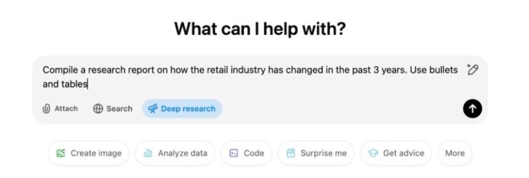 ChatGPT : générez des rapports complets avec Deep Research