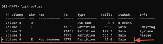Windows : créer un volume avec Diskpart ou PowerShell