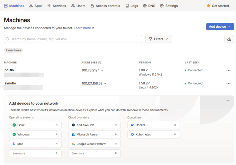 Tailscale : le VPN Mesh simple et sécurisé basé sur WireGuard
