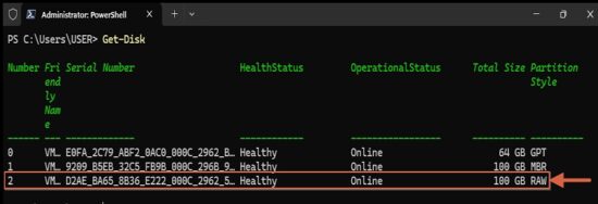 Windows : créer un volume avec Diskpart ou PowerShell