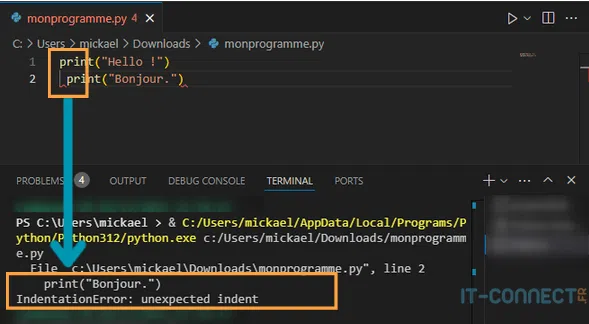 Débuter avec Python : écrire son premier script
